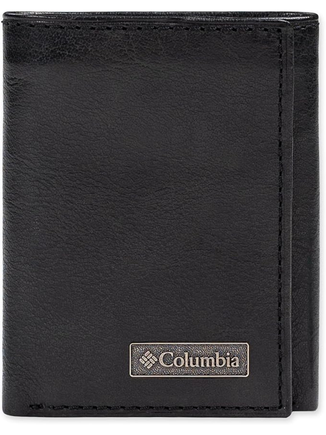 Columbia Men Black Trifold Wallet with Zipper Back Wall Bill Pocket ...