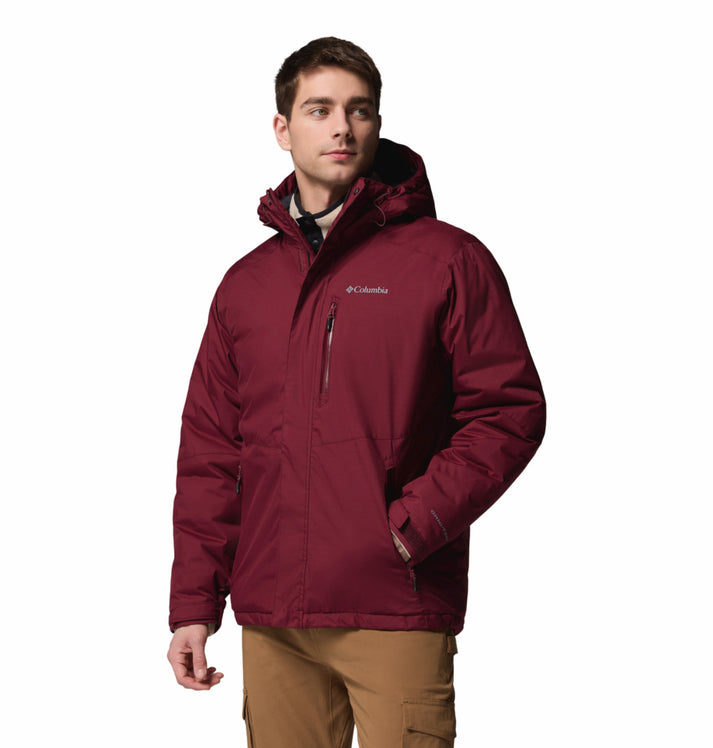 Columbia Men Maroon OmniHeat Infinity Oak Harbor II Insulated Jacket ...